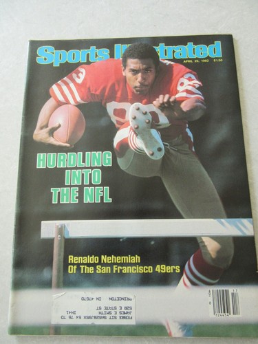 SPORTS ILLUSTRATED APRIL 26, 1982, 49ERS' RENALDO NEHEMIAH Cover ...