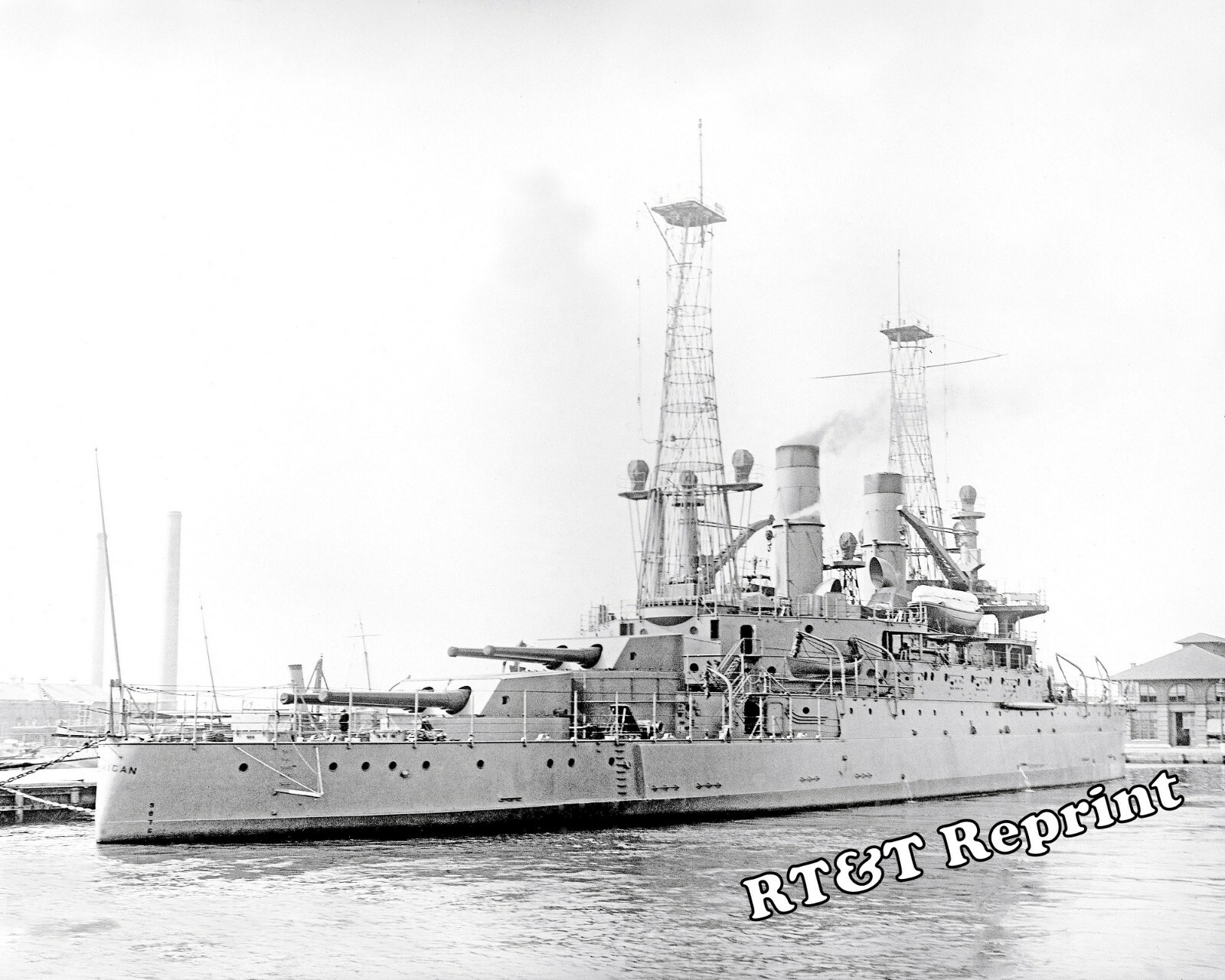Photograph US Navy Battleship USS Michigan Year 1909 8x10 | eBay