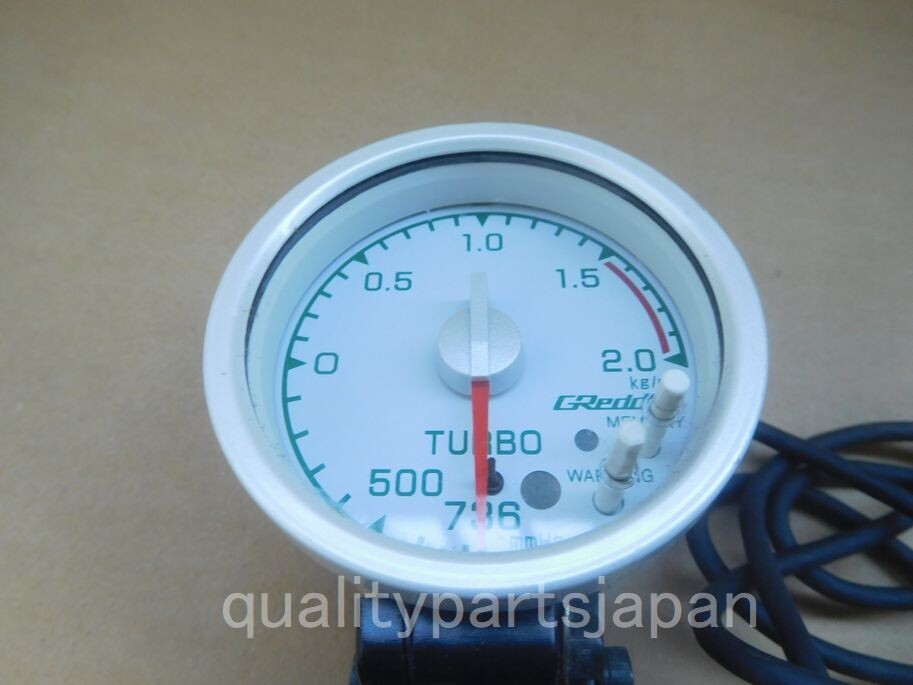 Greddy TRUST 60mm Boost Turbo Gauge Meter White | eBay