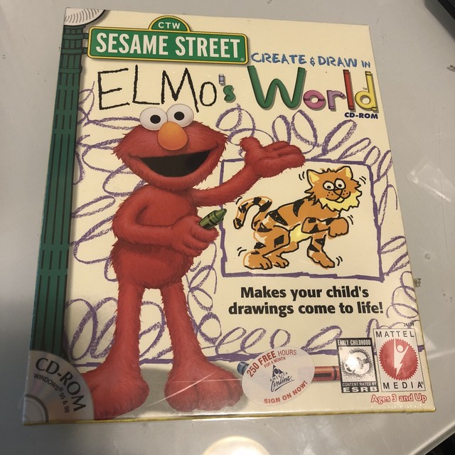 Sesame Street: Create & Draw in Elmo's World (PC, 1999) for sale online ...