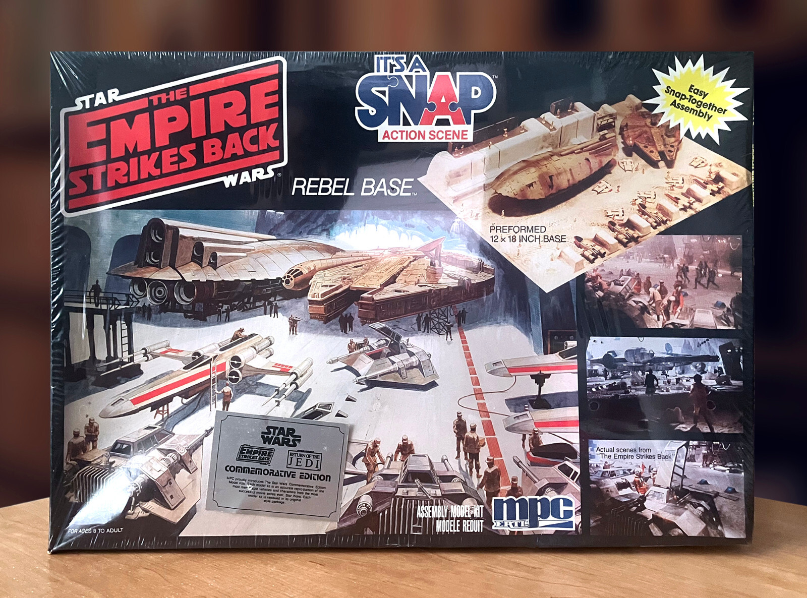 Sealed MPC/ERTL Star Wars 8735 Battle of Hoth Rebel Base The Empire ...