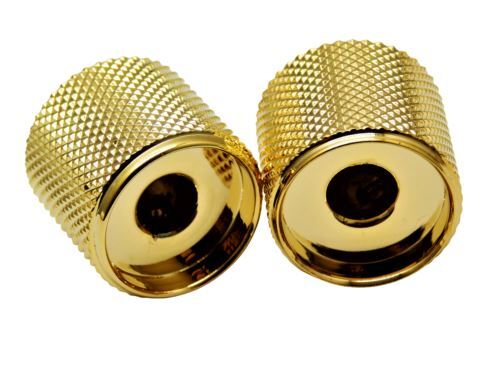 Gold Light Weight Aluminum Telecaster Knobs sold shaft 1/4" | eBay