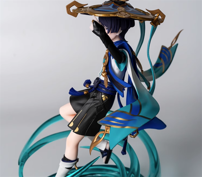Anime Genshin Impact Wanderer Balladeer Cosplay PVC 24cm Figure Statue ...