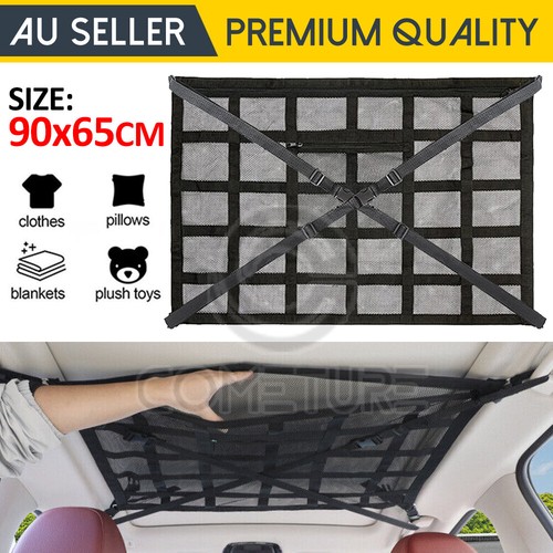 Universal Car Ceiling Storage Net Car Roof Cargo Net Interior Mesh ...