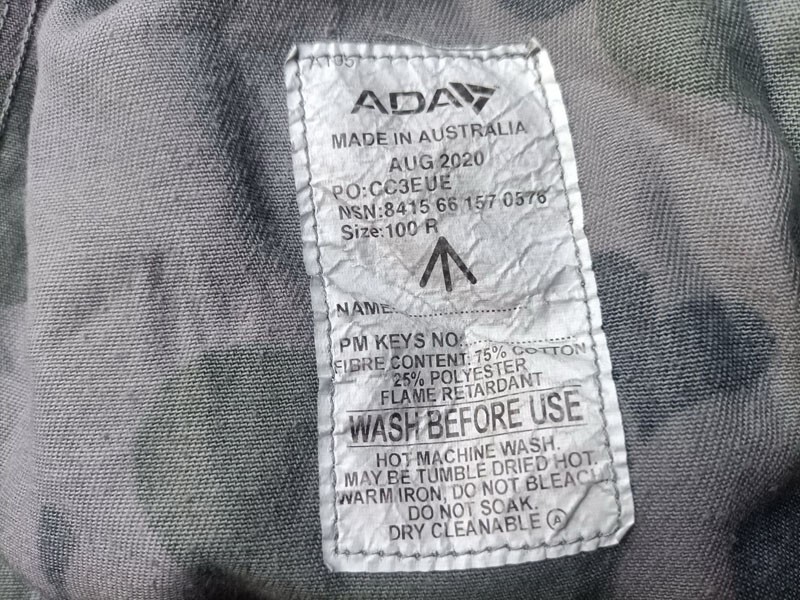 Royal Australian Navy RAN DPNU AUSCAM Camouflage Pants Size 100R | eBay
