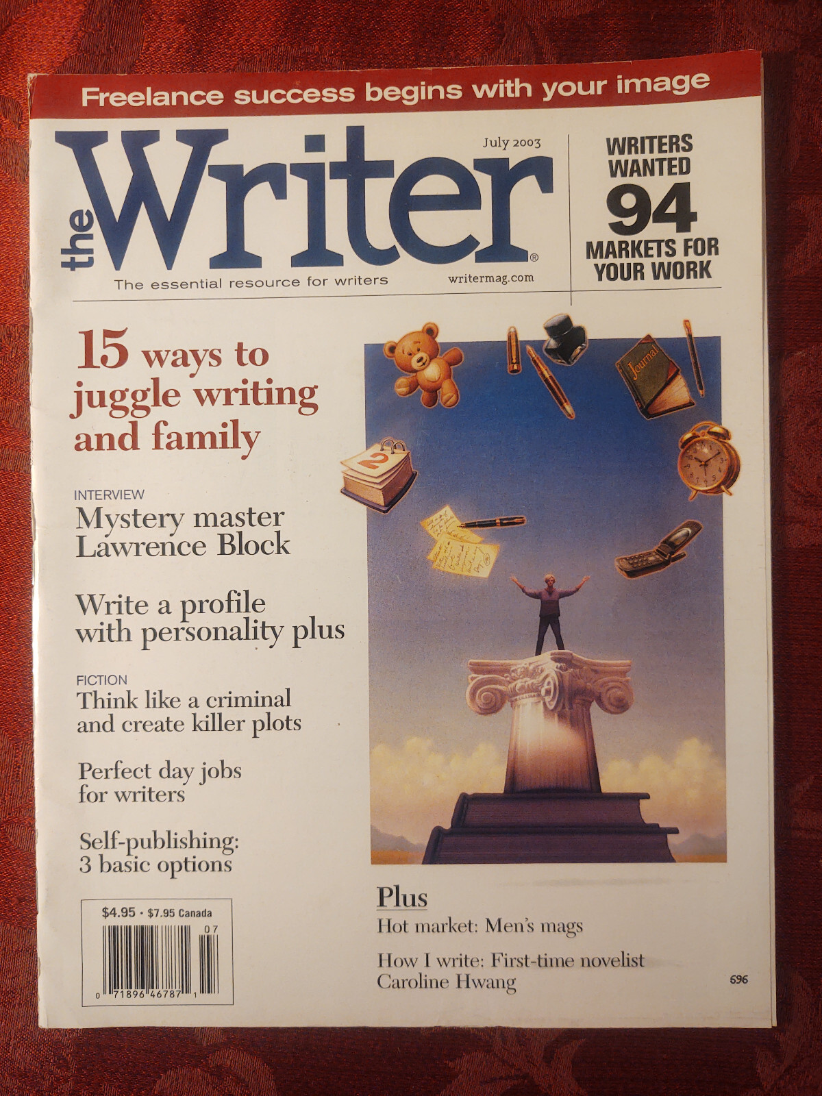 The WRITER Magazine July 2013 Lawrence Block Shirley Kawa-Jump | eBay