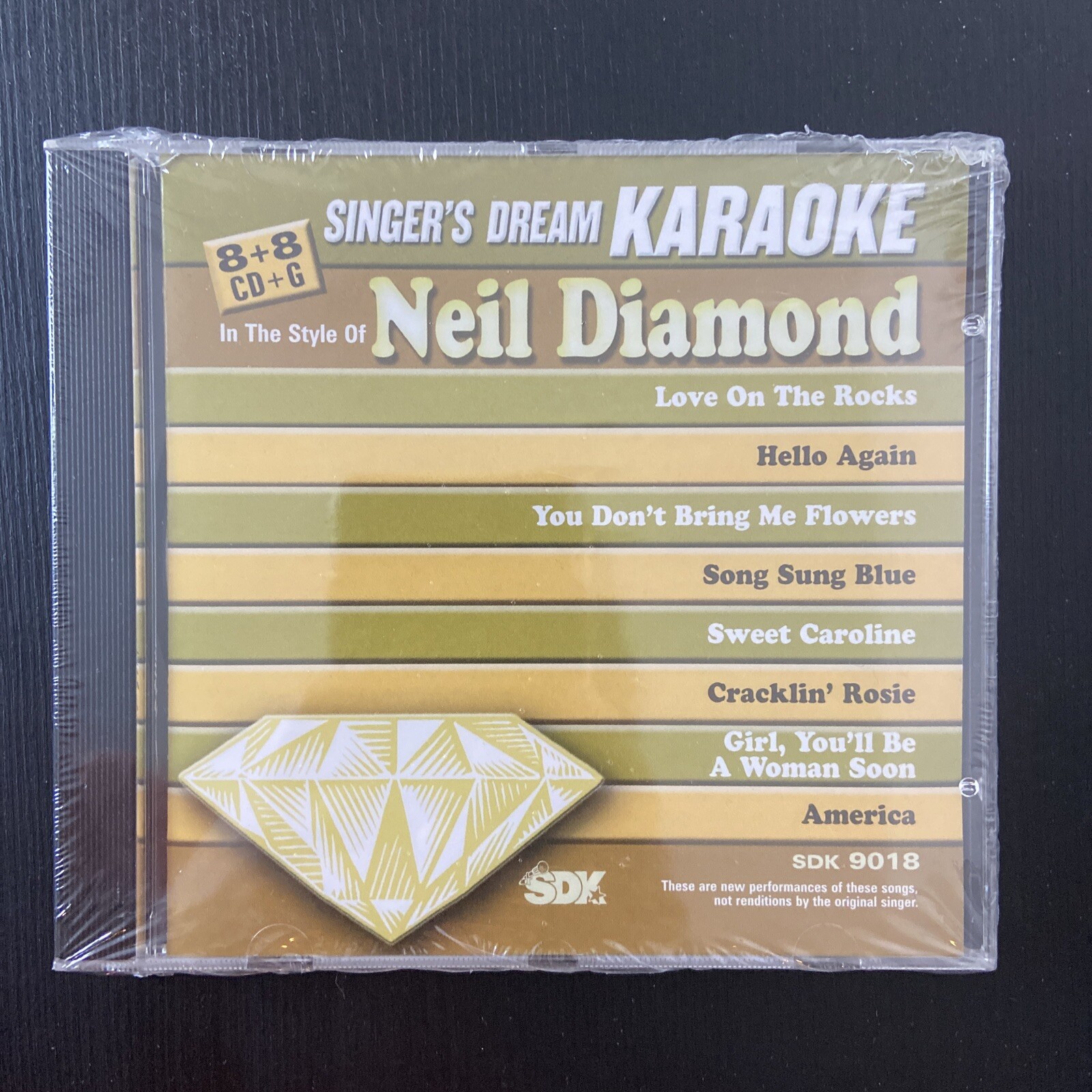 CD+G Singer's dream Karaoke: In the style of NEIL DIAMOND (SDK 9018) | eBay