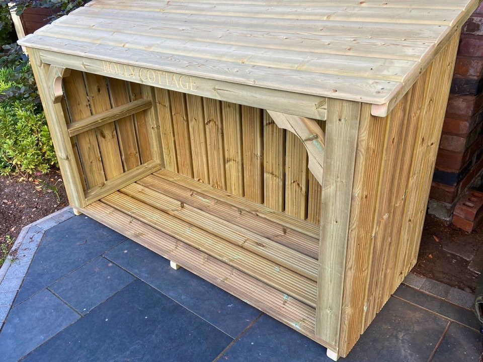Beautiful Quality Wood Store - Medium Store - Outdoor Log Storage - Log ...