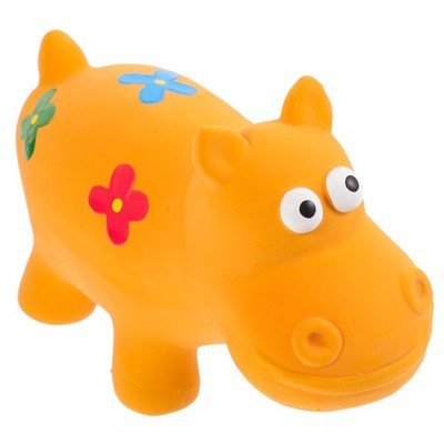 Hippo Shape Dog Chew Toy Squeaky Dog Toy Dog Chew Toy Puppy Chewer ...