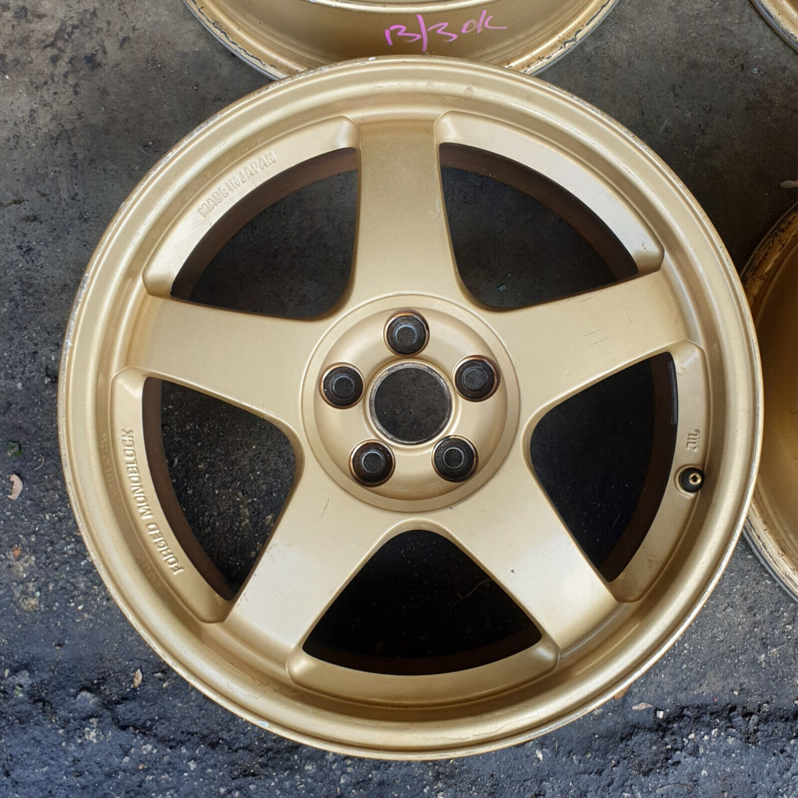 JDM 17" Rays RE Sti B20 wheels for subaru gc8 impreza wrx gf8 gda v6 ...