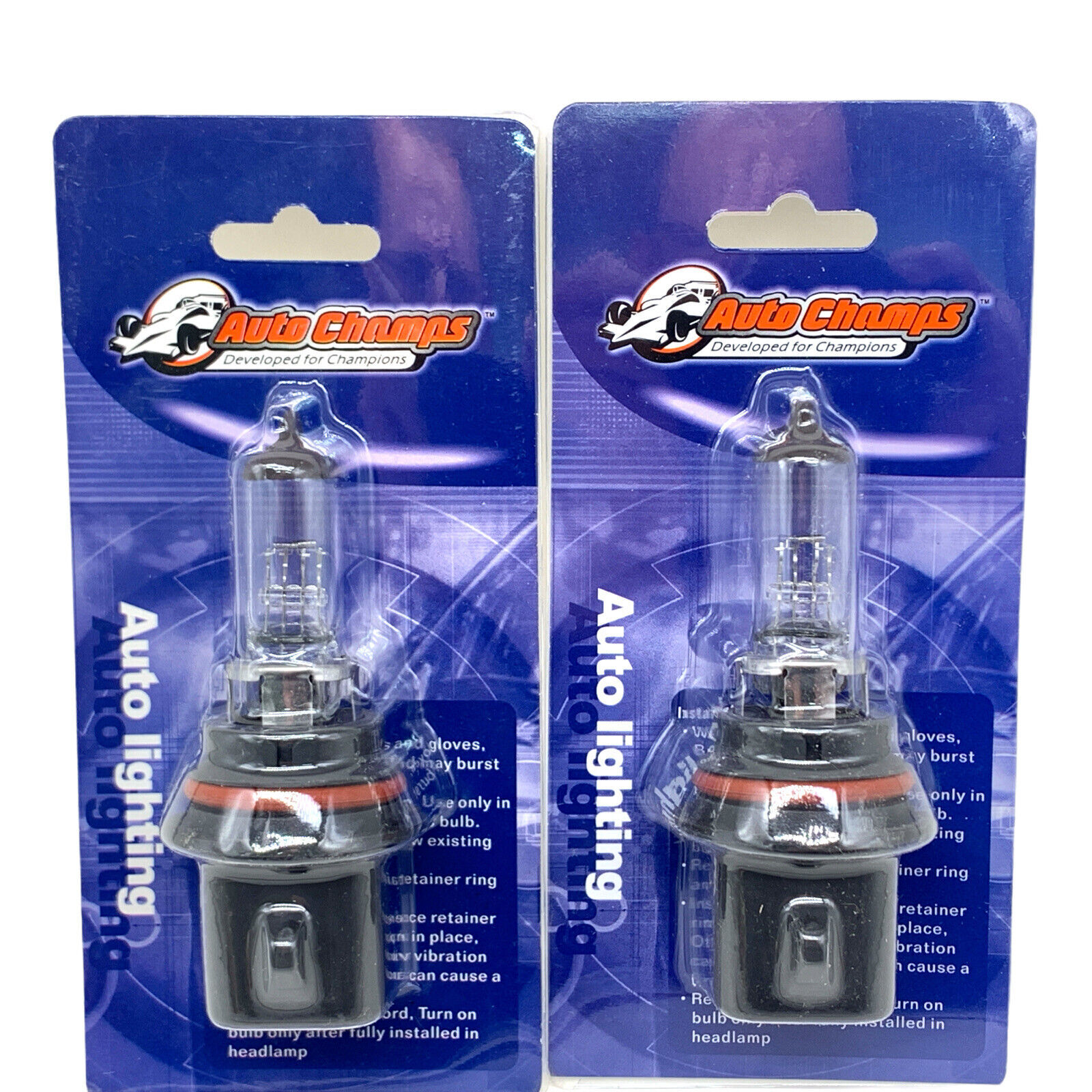 2 Auto Champ Halogen Headlight Light Bulbs 9004 55W | eBay
