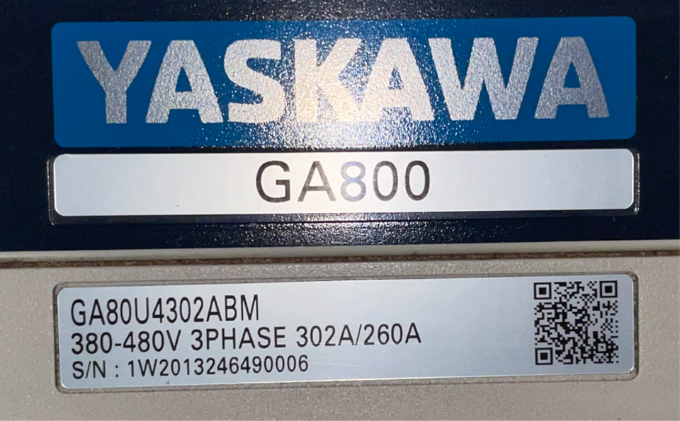 Reconditioned Yaskawa GA80U4302ABM GA800 250HP 480V | eBay