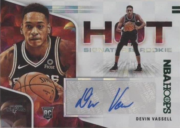 2020-21 Panini NBA Hoops - Hot Signatures Rookies Devin Vassell #HR-DVS ...