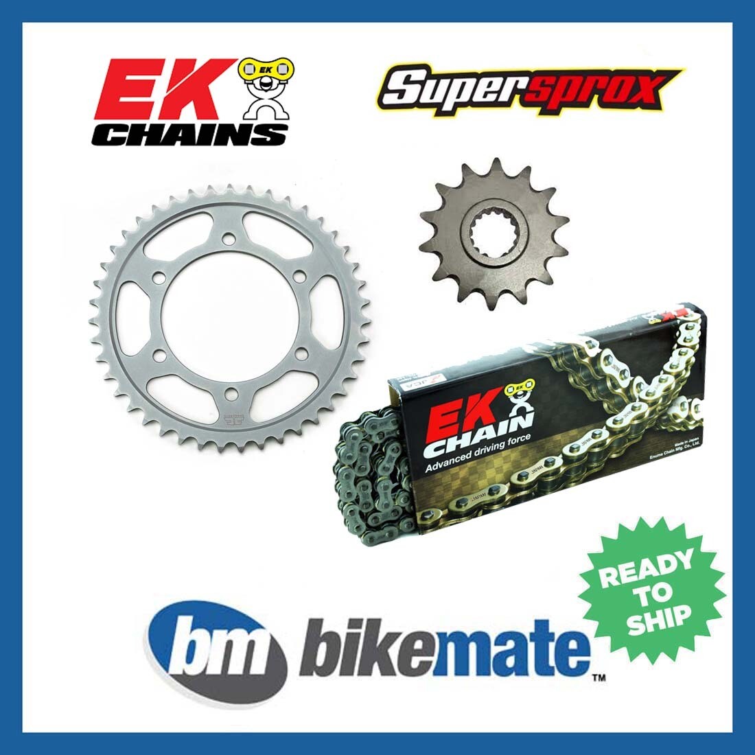 Chain and Sprocket Kit for HONDA XL 185 S 1979 1980 1981 1982 1983 1984 ...
