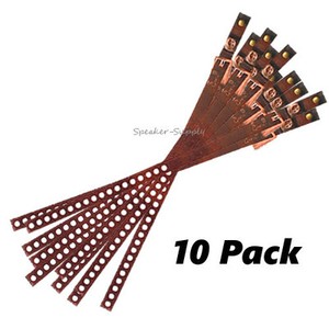 12" 12in Copper Ground Strap UL Pipe Grounding 10 Pack Straps ...