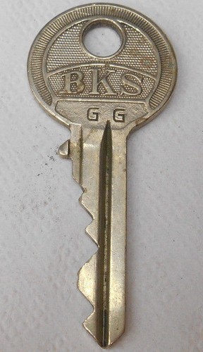 Very Nice Ornate Brass BKS Key For SIEMENS Electrical Lock Switch ...
