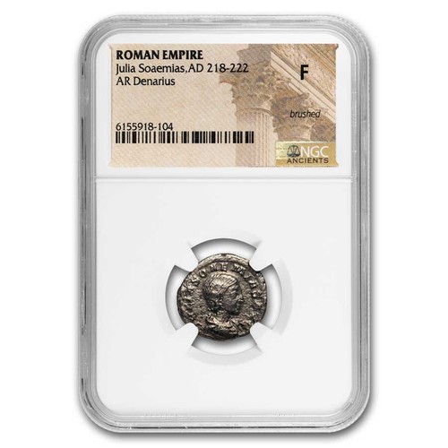 Rome AR Denarius Julia Soaemias 218-22 AD Fine NGC (Random Coin) | eBay