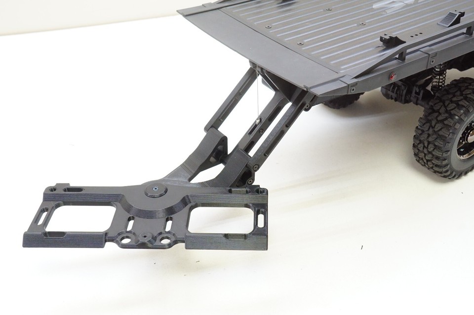 Functional Hidden Wheel Loader RC Wrecker Kit For Traxxas TRX-6 Flatbed ...