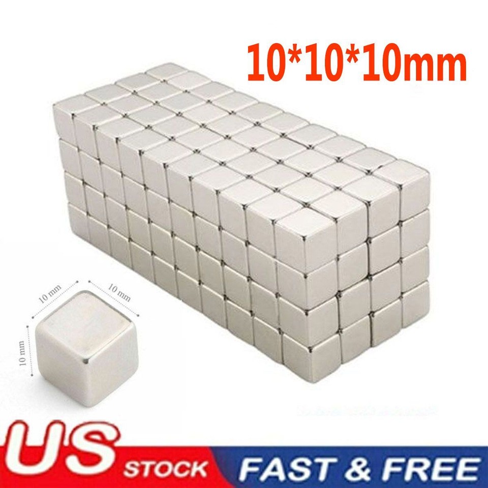 Big Block Square Magnets Super Strong Neodymium Large Magnet Rare Earth ...