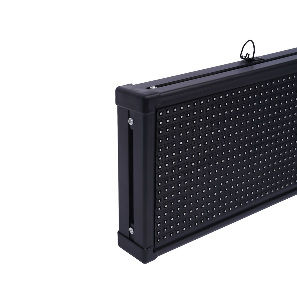 26"x8" LED Advertising Sign 7 Color Programmable Scrolling Message ...