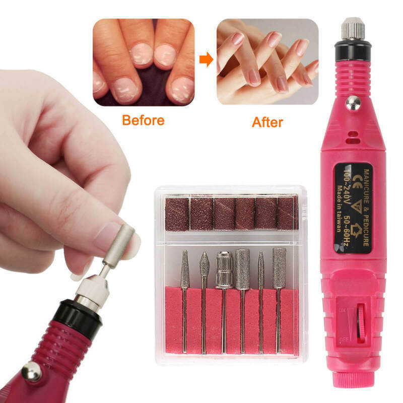 Electric Nail Drill, Portable Nail Drills for Acrylic Nails, Toenail ...