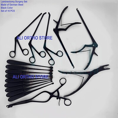 Laminectomy instruments Set of 16 PCS German Orthopedic Surgical ...