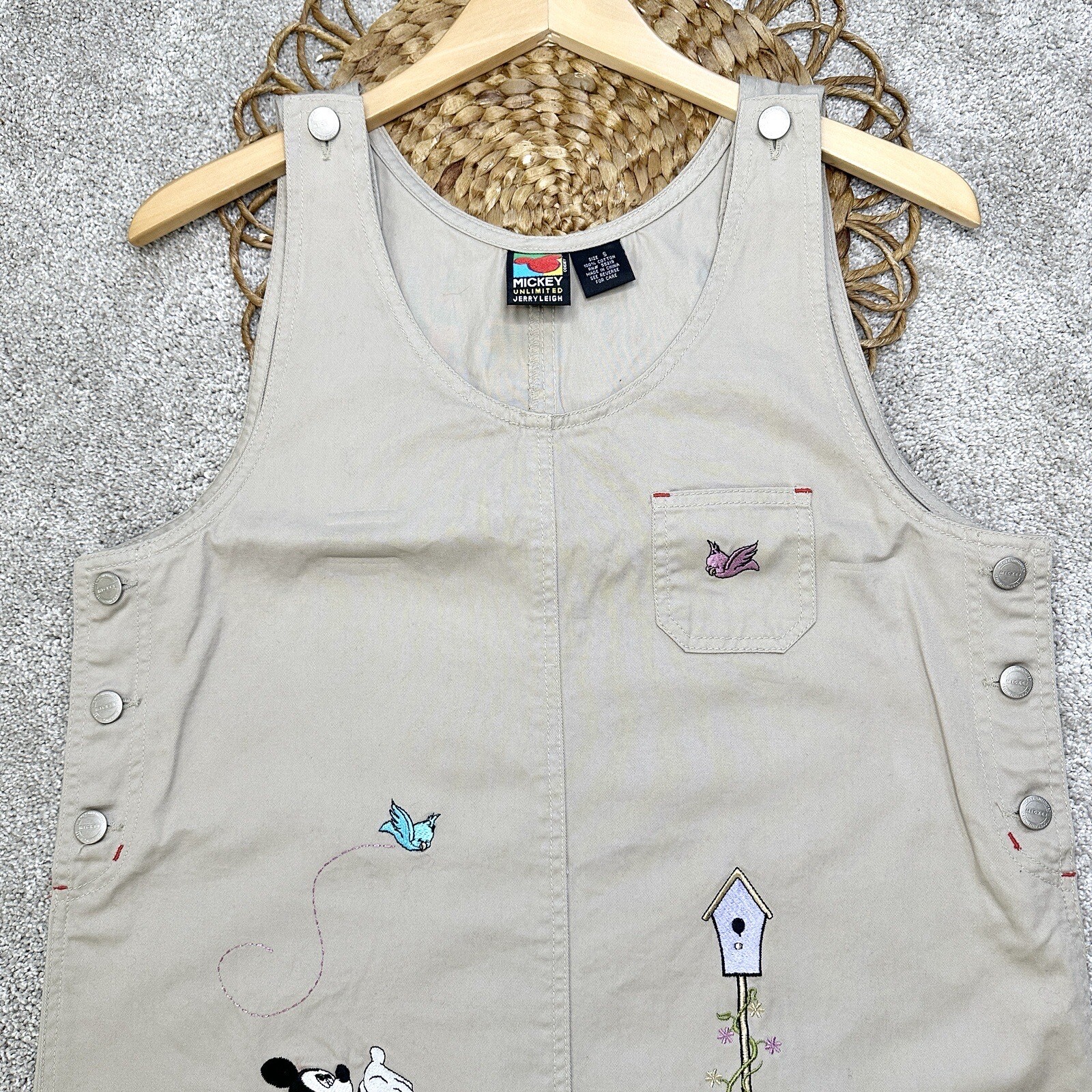 Mickey Unlimited Jerry Leigh Vintage Bird Embroidered… - Gem