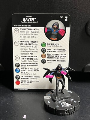Heroclix Raven 040 - DC - Rebirth Set | eBay