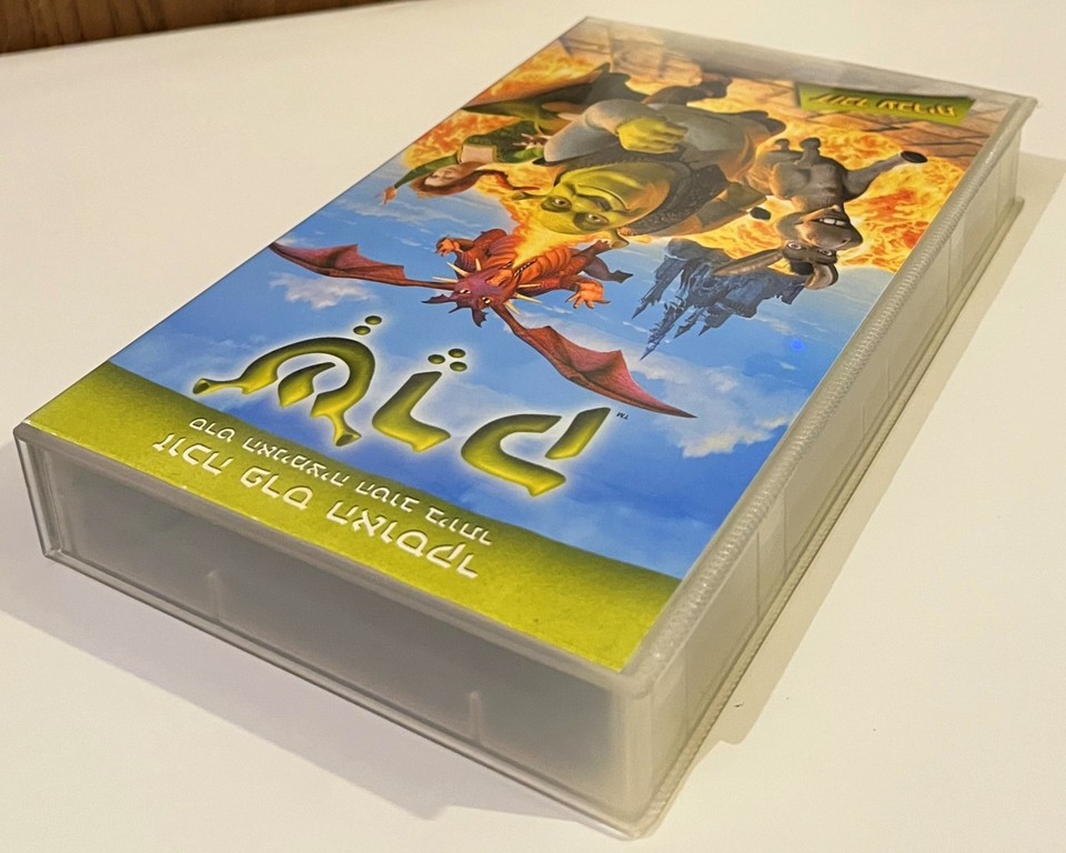 Shrek DreamWorks Rare Original Hebrew Vhs Pal שרק Hebrew Edition 2001 ...