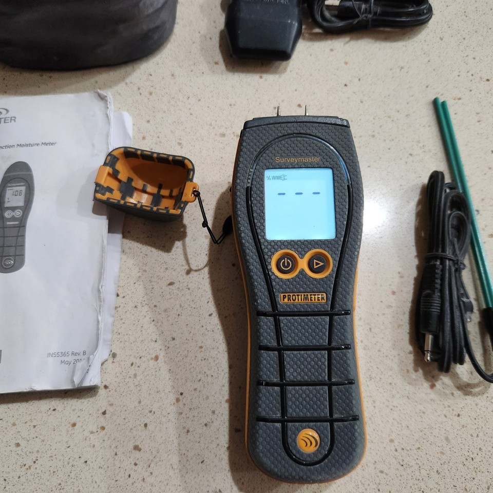 Protimeter SurveyMaster Moisture Meter POL5365 Dual Wood Building ...