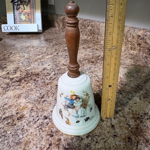 Vintage Norman Rockwell "Love's Harmony" Bell by Gorham, 1975 | eBay