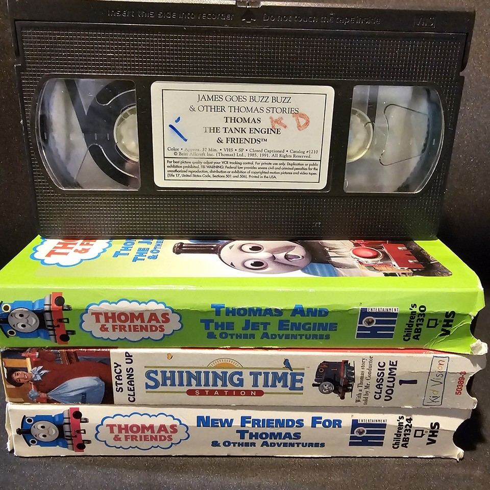 THOMAS & FRIENDS and Shining Time Station VHS Lot of 4 Thomas The Tank ...