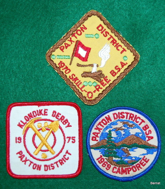 BOY SCOUT - LOT OF PAXTON DISTRICT ACTIVITY PATCHES - KEYSTONE AREA ...