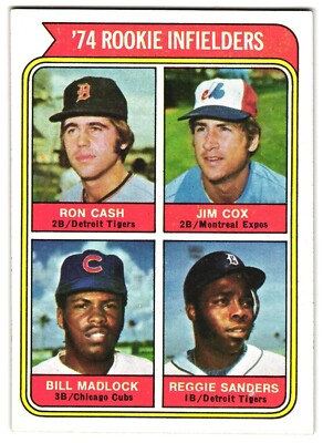 Bill Madlock-Reggie Sanders Rookie 1974 Topps Card #600 | eBay
