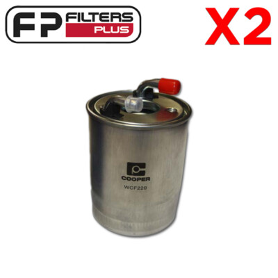 2 x WCF220 Wesfil Fuel Filter A6420920401, 6420902352, WK9014Z, H330WK ...
