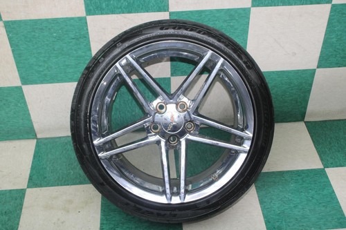 07-10 Corvette Z06 Chrome Alloy Wheel Rim Rear 19x12 OEM Factory 40% ...