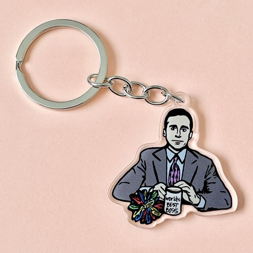 The Office Inspired Acrylic Keyring / Keychain /Gift Idea / Key Ring ...