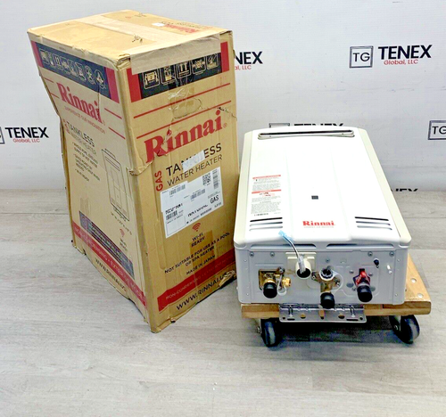 Rinnai V53DeN Outdoor Tankless Water Heater Natural Gas 120K BTU (S-22 ...