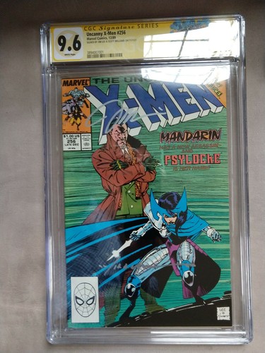 Marvel Comics THE UNCANNY X-MEN 256 CGC 9.6 Signed by Jim Lee & Scott ...