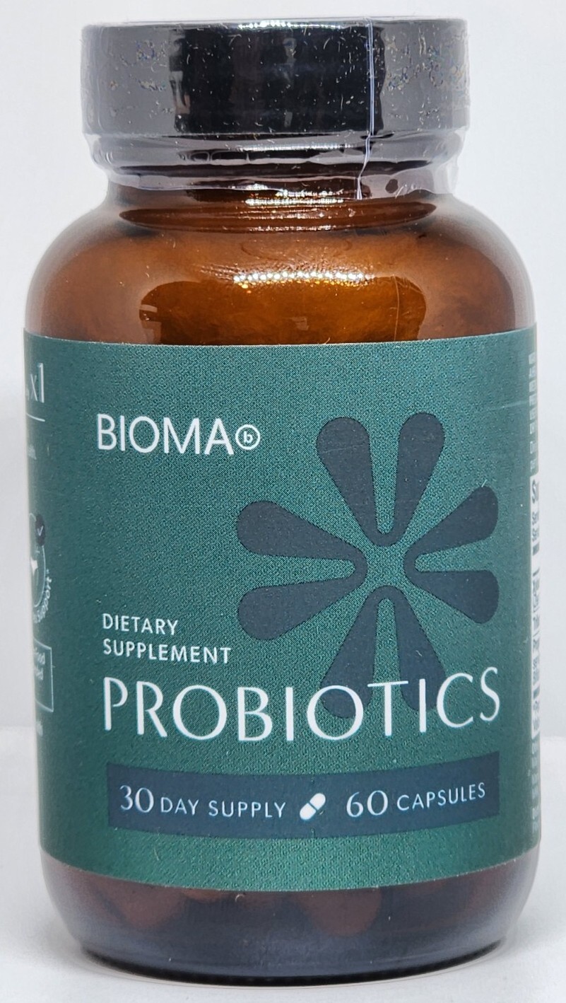 Bioma Probiotics Dietary Supplement for Digestive & Gut Health 60 Caps ...