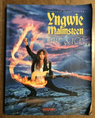 Yngwie Malmsteen Fire & Ice Japan Band Score Book Guitar Tab / RISING ...