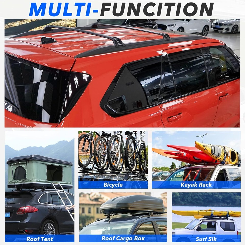 Roof Rack Cross Bars for 2023-2025 Toyota Sequoia Rails Replace OEM ...
