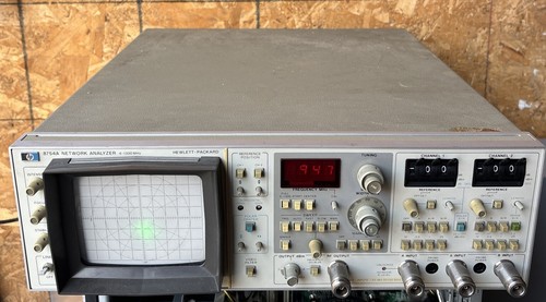 HP HEWLETT PACKARD 8754A 4 - 1300MHZ NETWORK ANALYZER RF RADIO METER ...