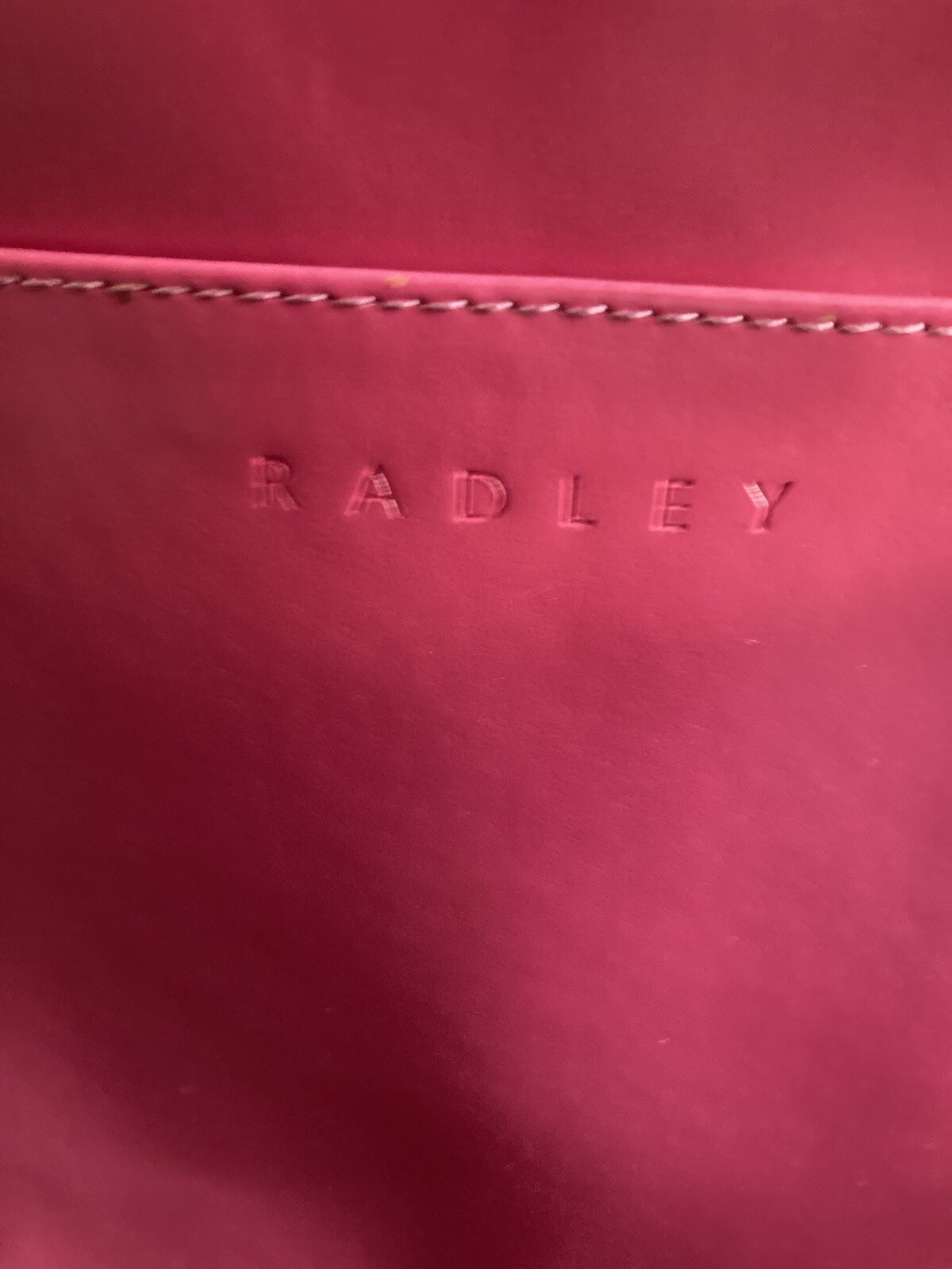 Radley London Shoulder/Tote Bag Dark Rose/Magenta Scotty Tag Inside | eBay