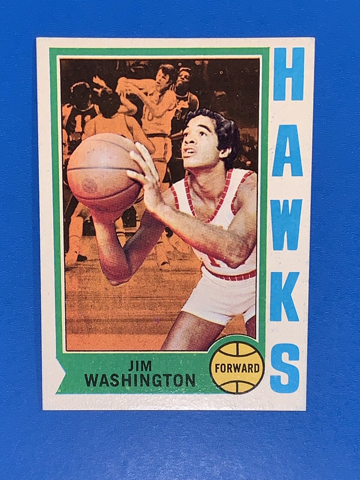 1974-75 Topps Jim Washington Basketball Card #41 Atlanta Hawks Set ...