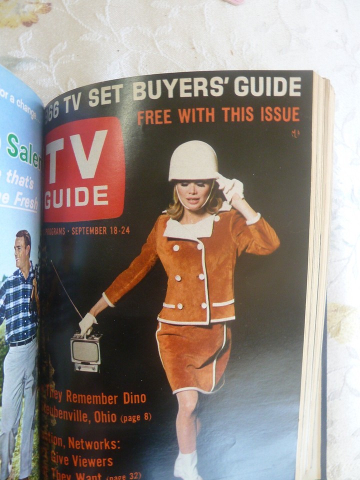 1965 TV GUIDE BOUND VOLUME July-Sept / Puget Sound Edition | eBay