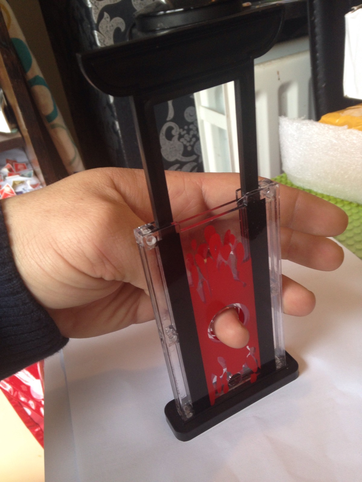 Magic Trick Finger Guillotine Cut Chopping Joke Tool Chop Finger Prop ...