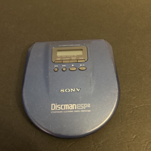 Sony Discman ESP2 D-E771 Blue Portable Headphone Jack Personal CD ...