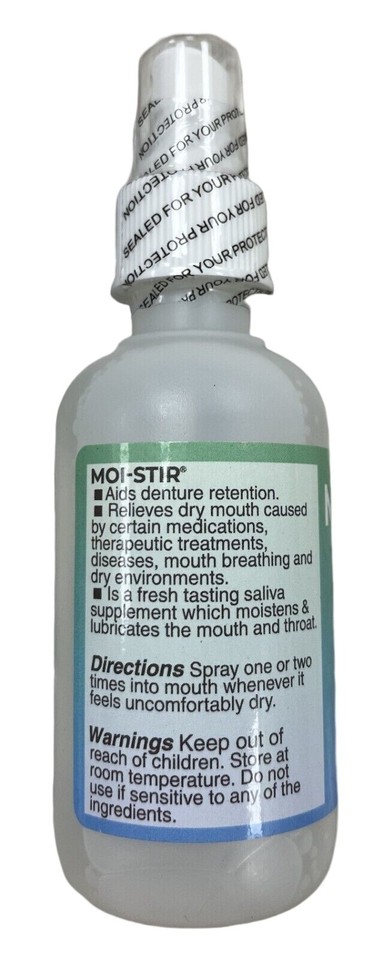 MOI-STIR Dry Mouth Spray 4oz ( 2 pack ) -- | eBay