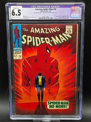 Amazing Spider-Man #50 CGC 6.5 1st Kingpin - Purple Label | eBay